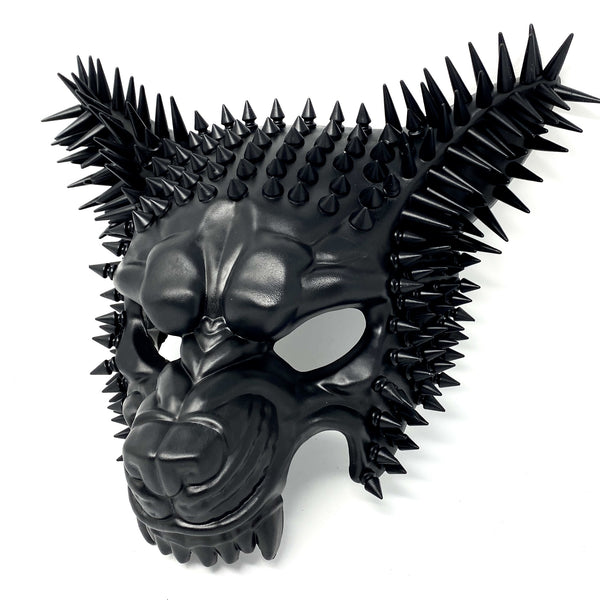 Steampunk Horror Devil Spike Masquerade Mask For Halloween Cosplay Bur ...